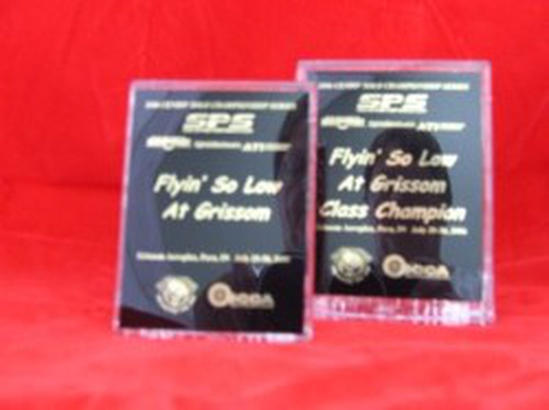 Solo Performance Specialties 4" or 6" Ice Sculpted Ice Plaque